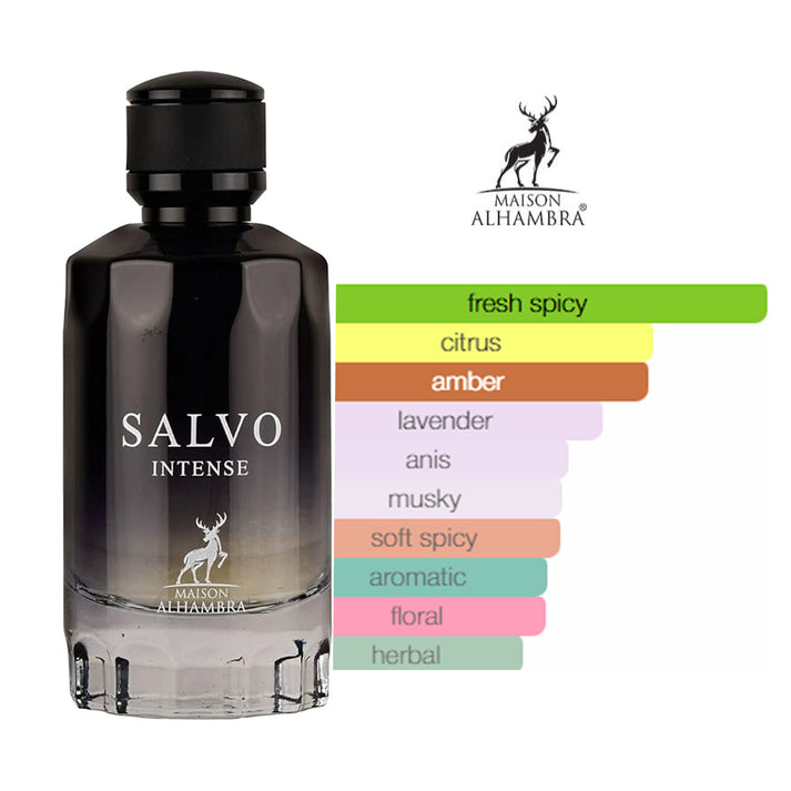 PERFUME MASCULINO MAISON ALHAMBRA SALVO INTENSE EDP 100ML – Brands